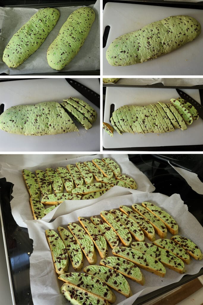 Mint Chocolate Chip Biscotti Recipe - Celebration Generation