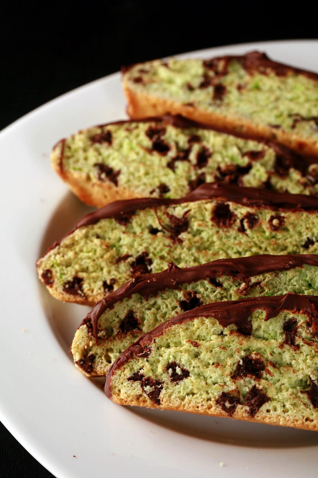 Mint Chocolate Chip Biscotti Recipe - Celebration Generation
