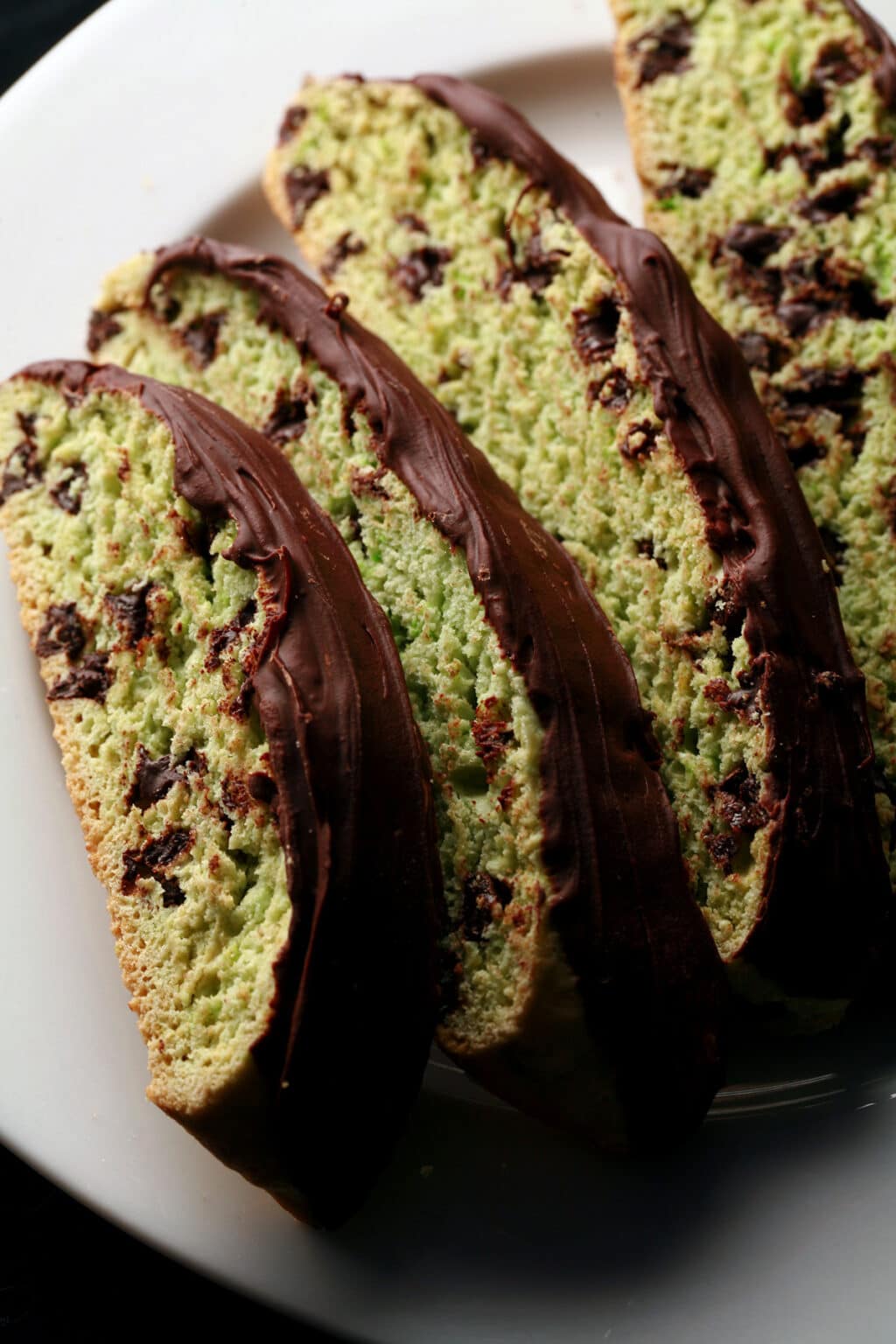 Mint Chocolate Chip Biscotti Recipe - Celebration Generation