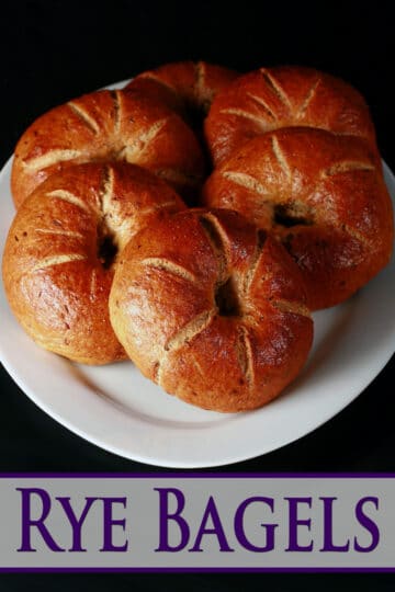 Rye Bagels with Caraway Seeds - Celebration Generation