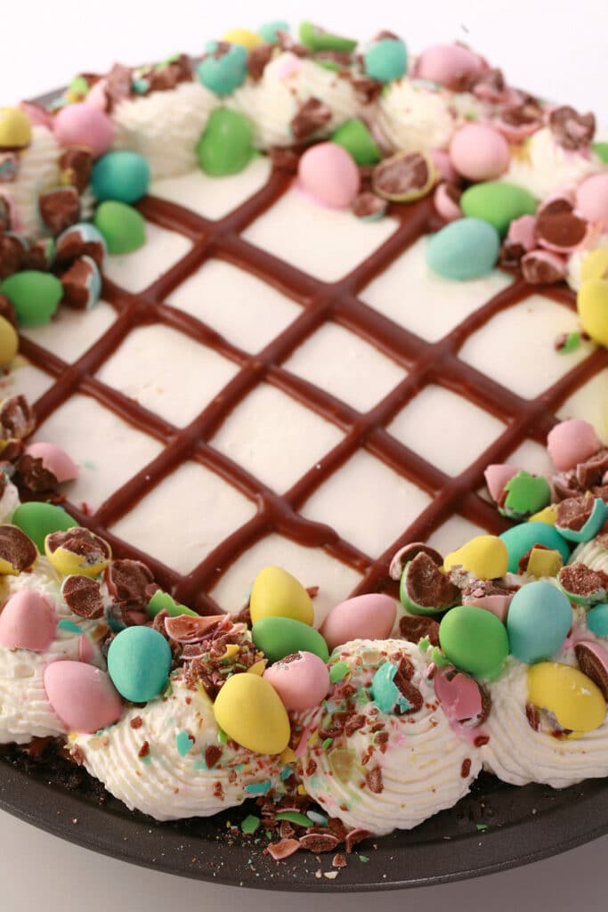 Easter No Bake Chocolate Pie Recipe - Celebration Generation