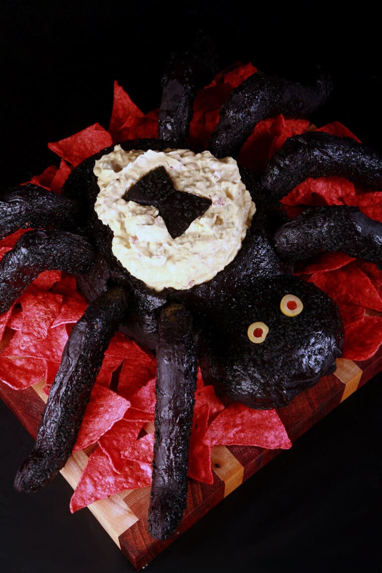 Spooky Black Spider Halloween Bread Bowl Recipe - Celebration Generation