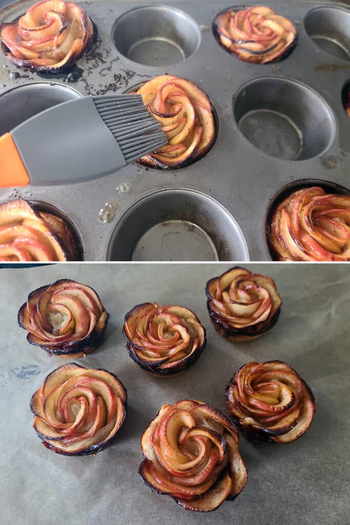 Maple Baked Apple Roses with Puff Pastry - Celebration Generation