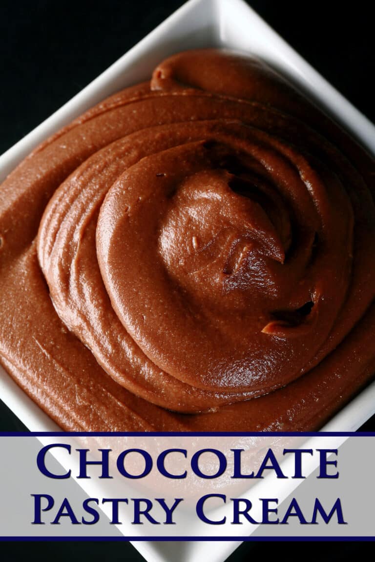 Easy Chocolate Pastry Cream Recipe [Crème Pâtissière] - Celebration ...