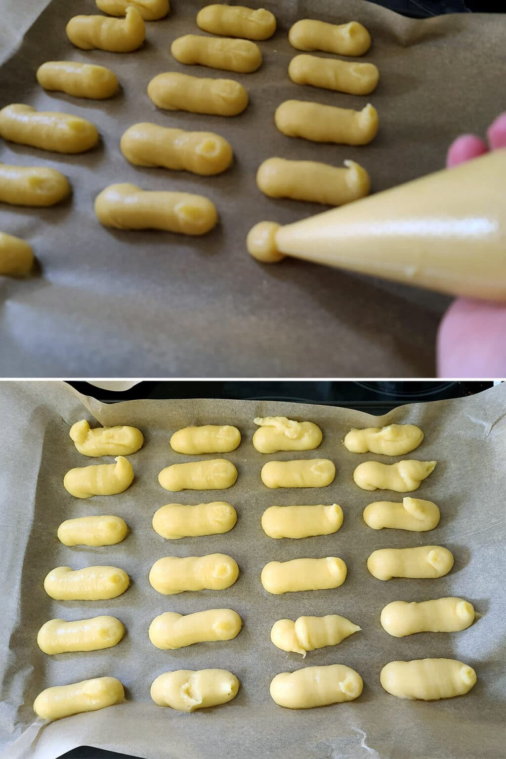 Mini Eclairs Recipe [Mini Chocolate Eclairs, Choice of Filling ...
