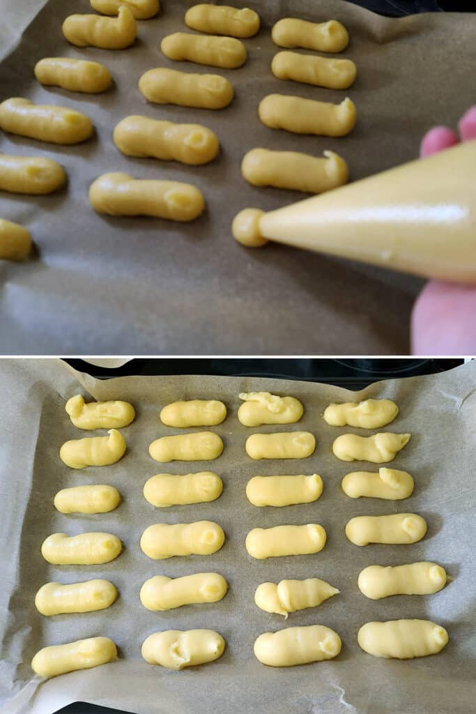 Mini Eclairs Recipe [Mini Chocolate Eclairs, Choice of Filling ...