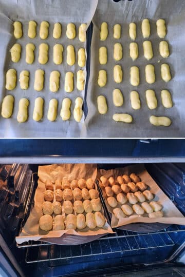 Mini Eclairs Recipe [Mini Chocolate Eclairs, Choice of Filling ...