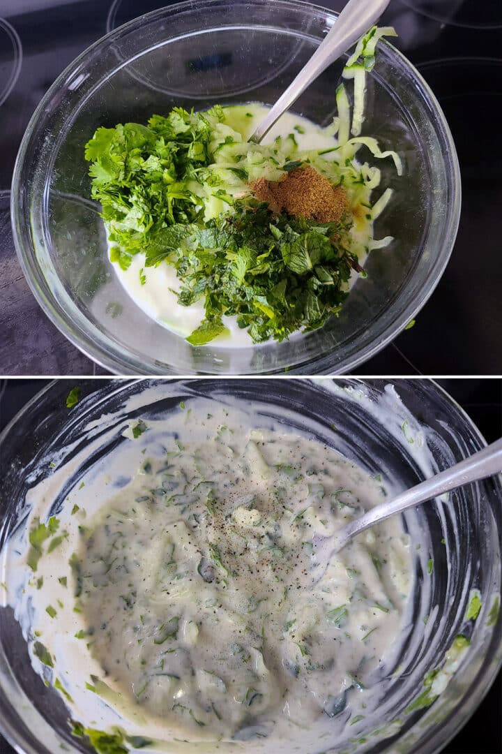 Cucumber Raita Recipe [Indian Yogurt Dip] - Celebration Generation
