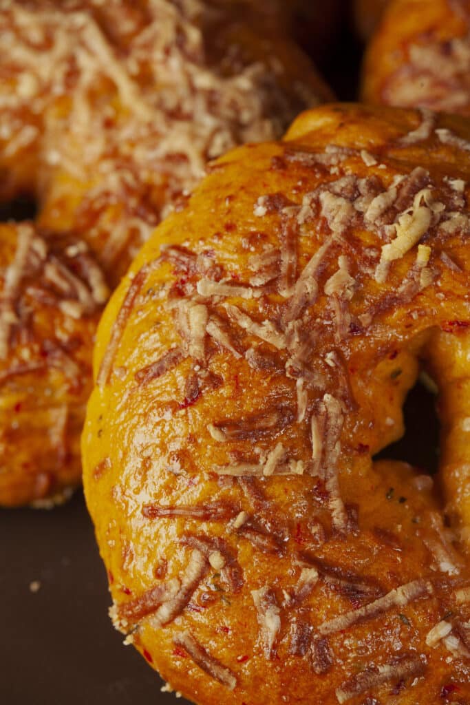 Roasted Red Pepper Bagels - Celebration Generation