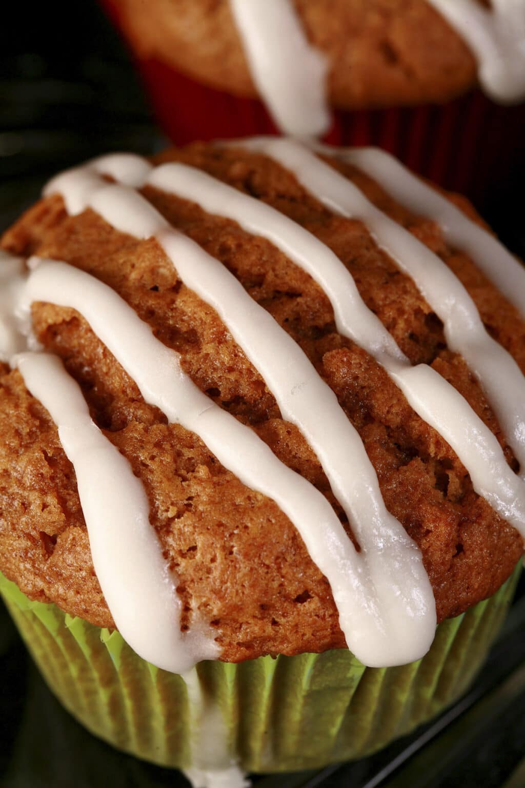 Glazed Gingerbread Muffins Recipe - Celebration Generation
