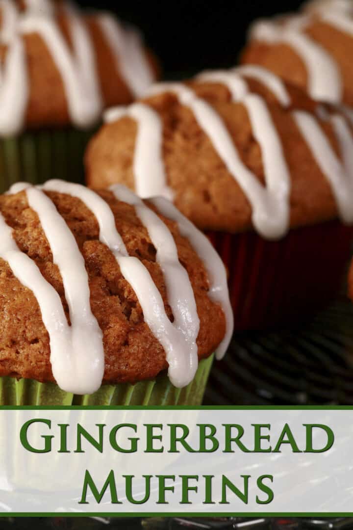 Glazed Gingerbread Muffins Recipe - Celebration Generation