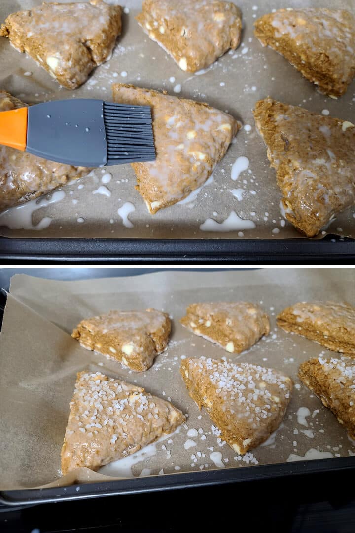 Easy Gingerbread Scones & Vanilla Glaze - Celebration Generation