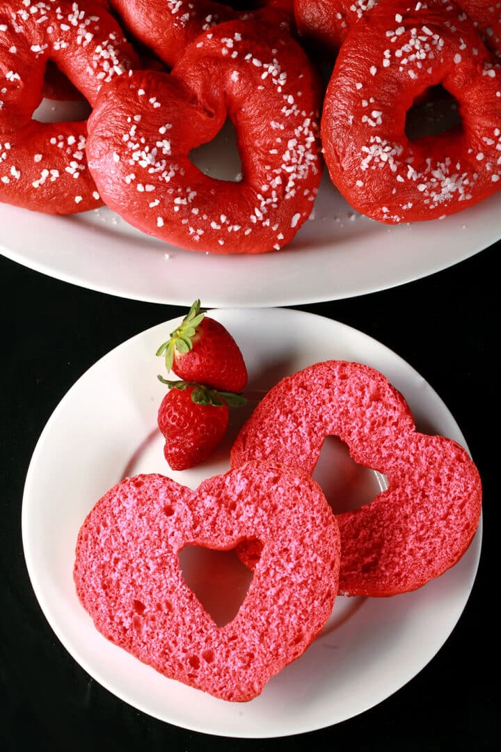 Homemade Heart Shaped Bagels Recipe [Valentine's Day Bagels ...