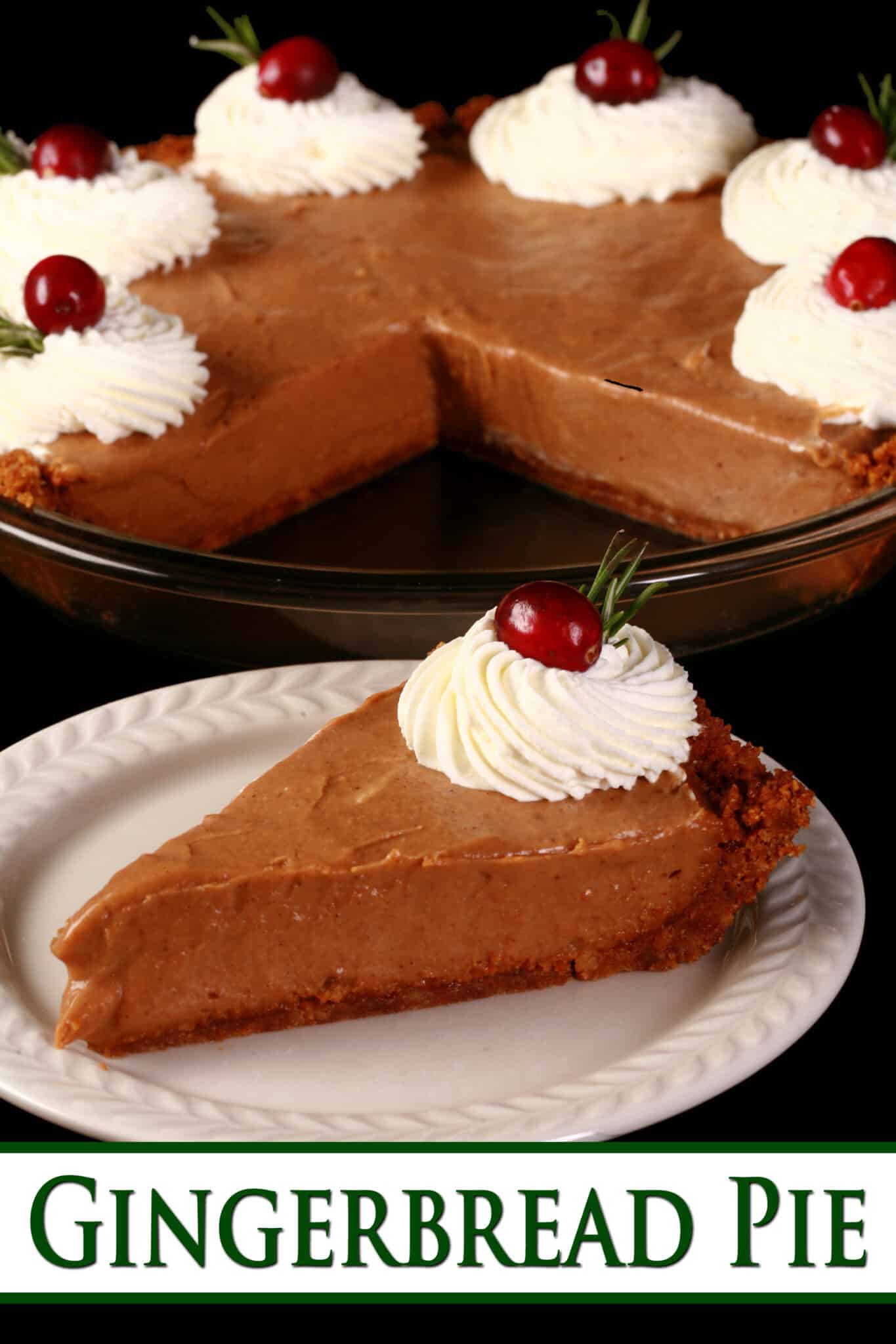 Easy Gingerbread Pie Recipe [Gingerbread Cream Pie] - Celebration ...