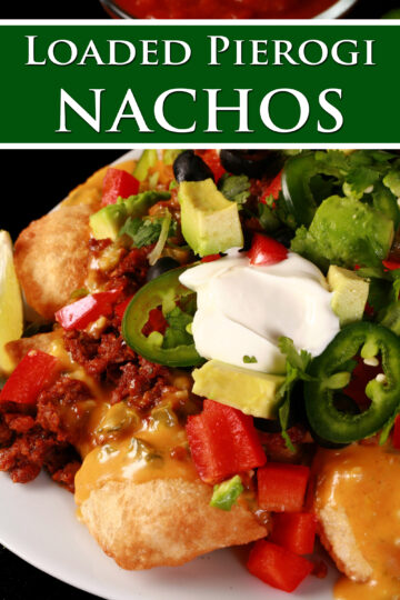Loaded Pierogi Nachos Recipe [Deep Fried Pierogis, Nacho Style ...